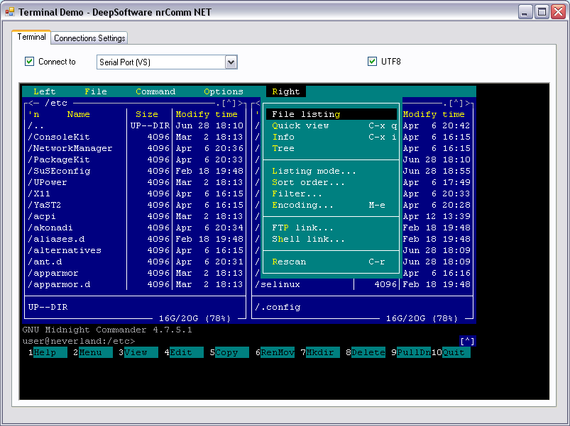 nrComm NET - DeepSoftware.Com